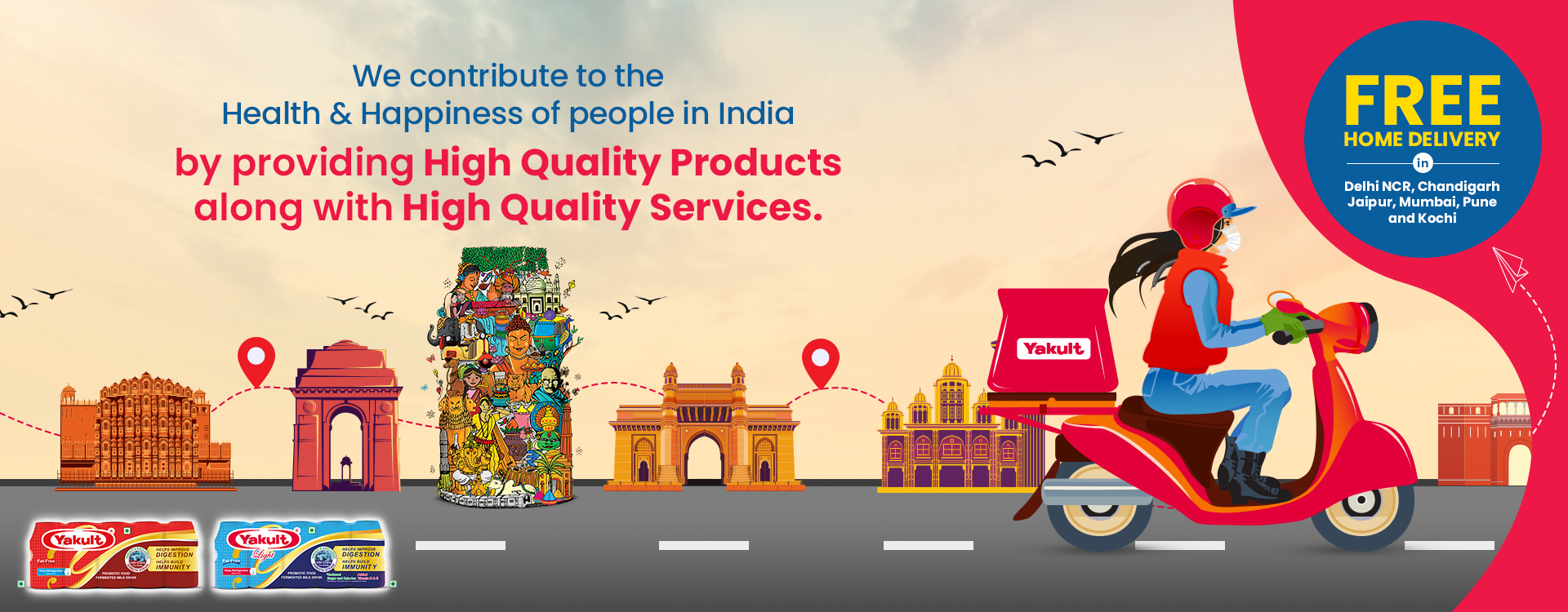 Best Probiotics Drink Supplier in Delhi, India - Yakult India